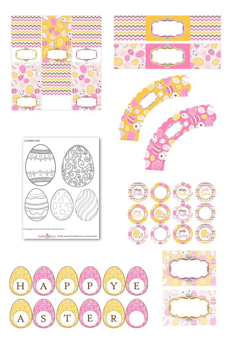 Free Easter Egg Party Printables | Catch My Party