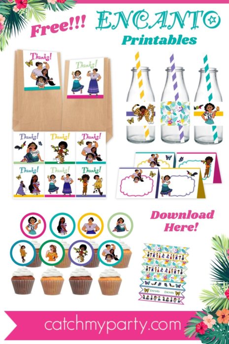 FREE Encanto Party Printables: Party Like the Madrigals! | Catch My Party