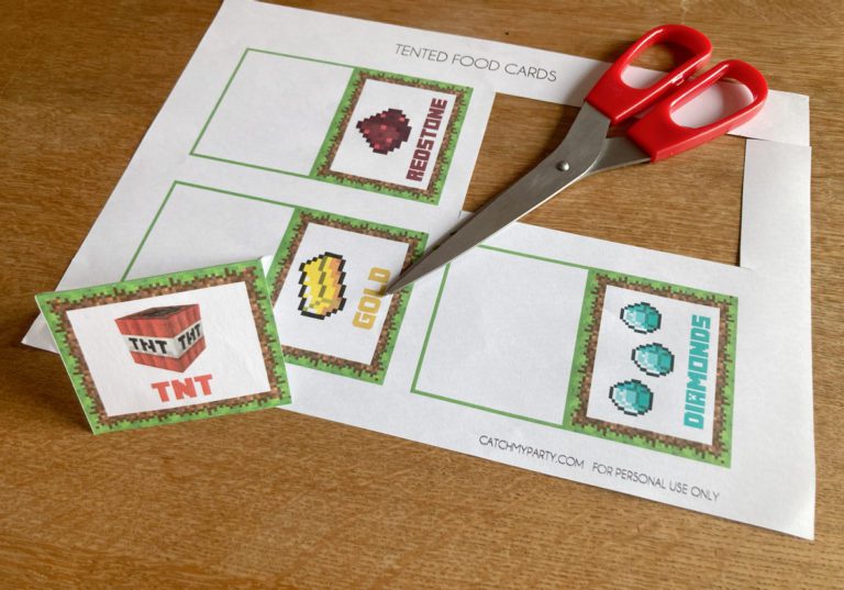 Download These Awesome FREE Minecraft Party Printables! | Catch My Party