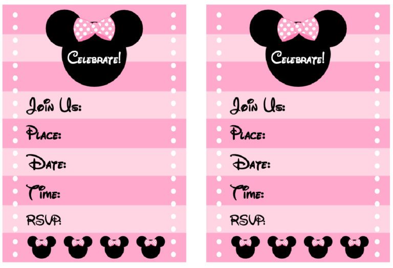 Download These Free Pink Minnie Mouse Party Printables! | Catch My Party
