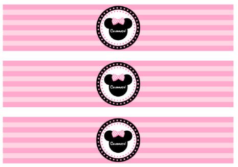 Download These Free Pink Minnie Mouse Party Printables! | Catch My Party