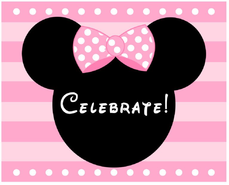 Download These Free Pink Minnie Mouse Party Printables! | Catch My Party