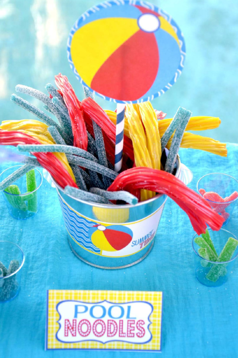 46 Fun and Colorful Pool Party Ideas! | Catch My Party