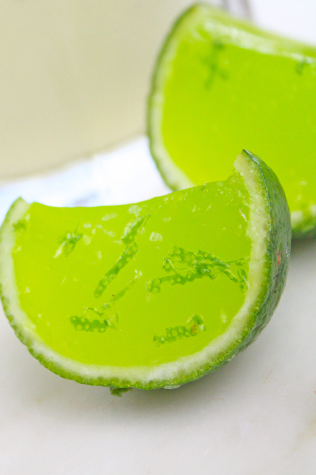 Skinny Margarita Lime Jello Shots | Catch My Party