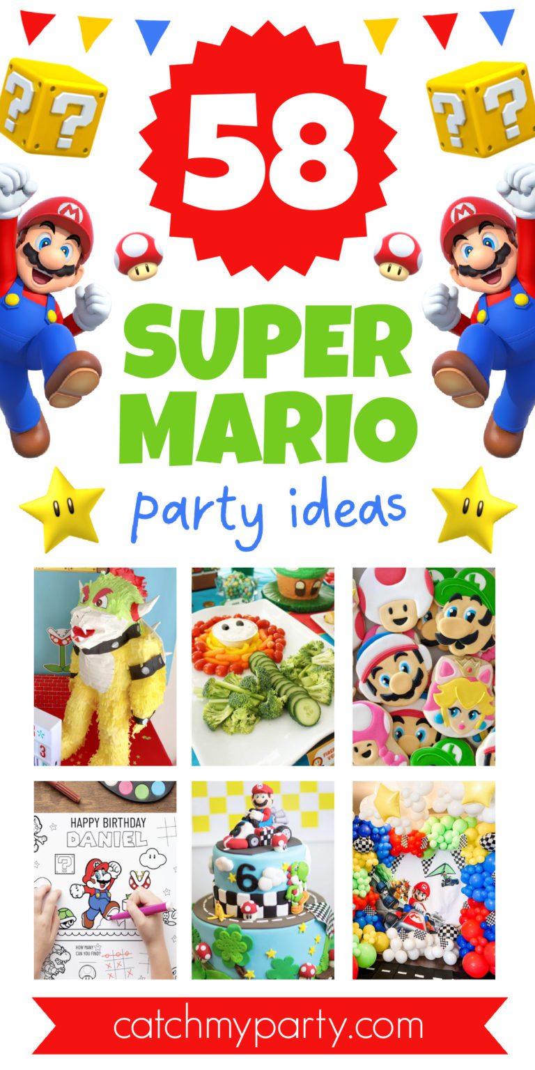 58 Awesome Super Mario Party Ideas! | Catch My Party