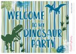 Download These Free Dinosaur Birthday Party Printables NOW! | Catch My ...