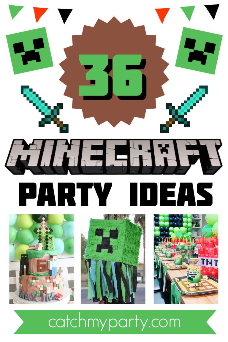 36 Awesome Minecraft Party Ideas! | Catch My Party