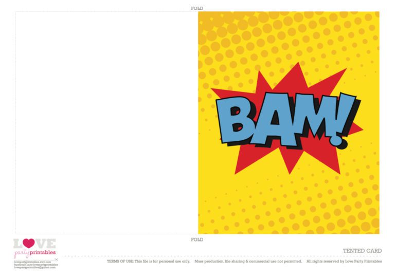 Awesome Superhero Party Printables (FREE Download)! | Catch My Party