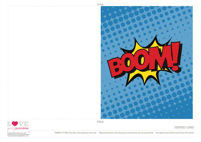 Awesome Superhero Party Printables (FREE Download)! | Catch My Party