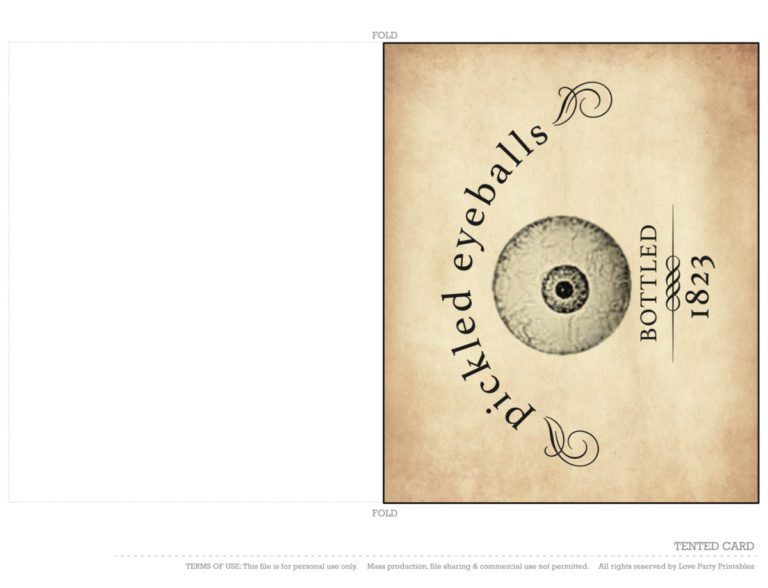 Download the Best FREE Gothic Halloween Party Printables! | Catch My Party