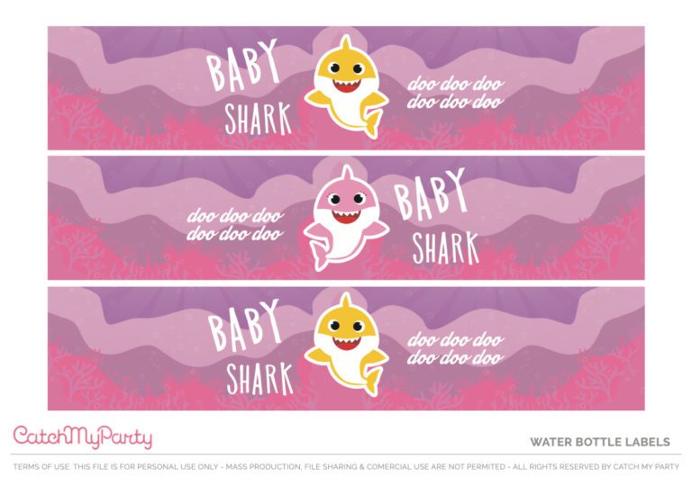 Download These Fun Free Baby Shark Party Printables, Now! | Catch My Party