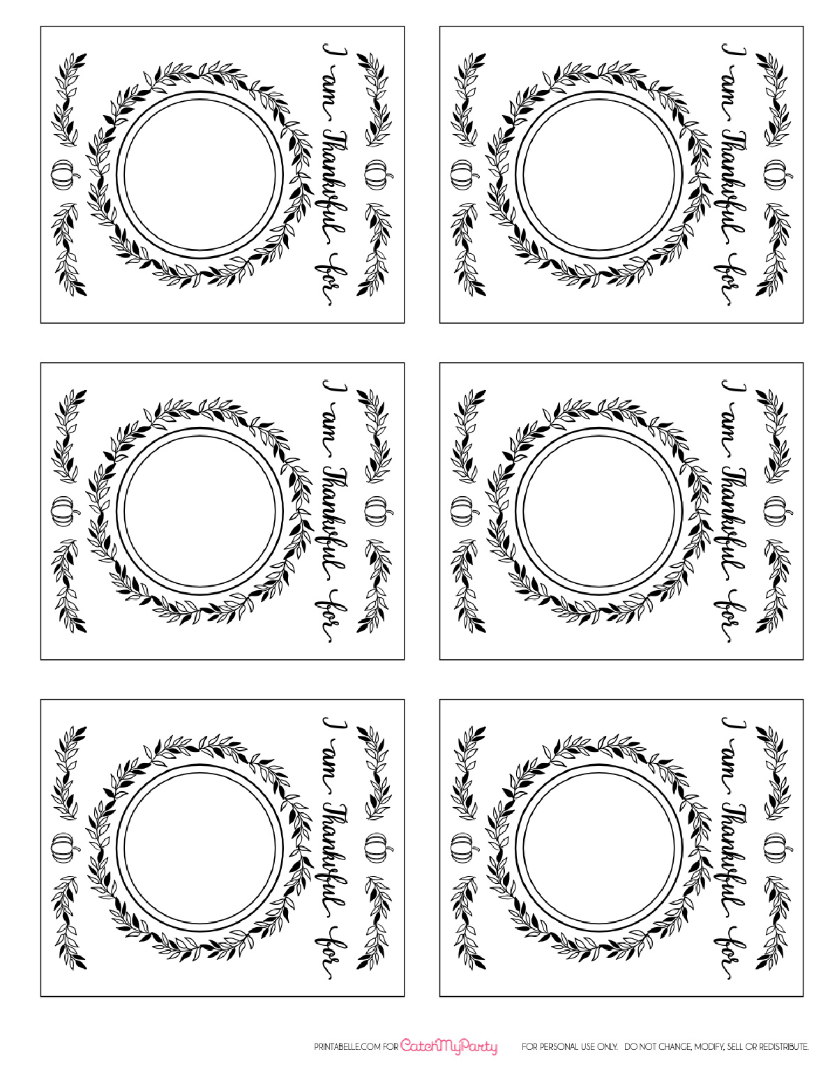 Free Printable "With Thankful Hearts" Thanksgiving Sign and Cards ...