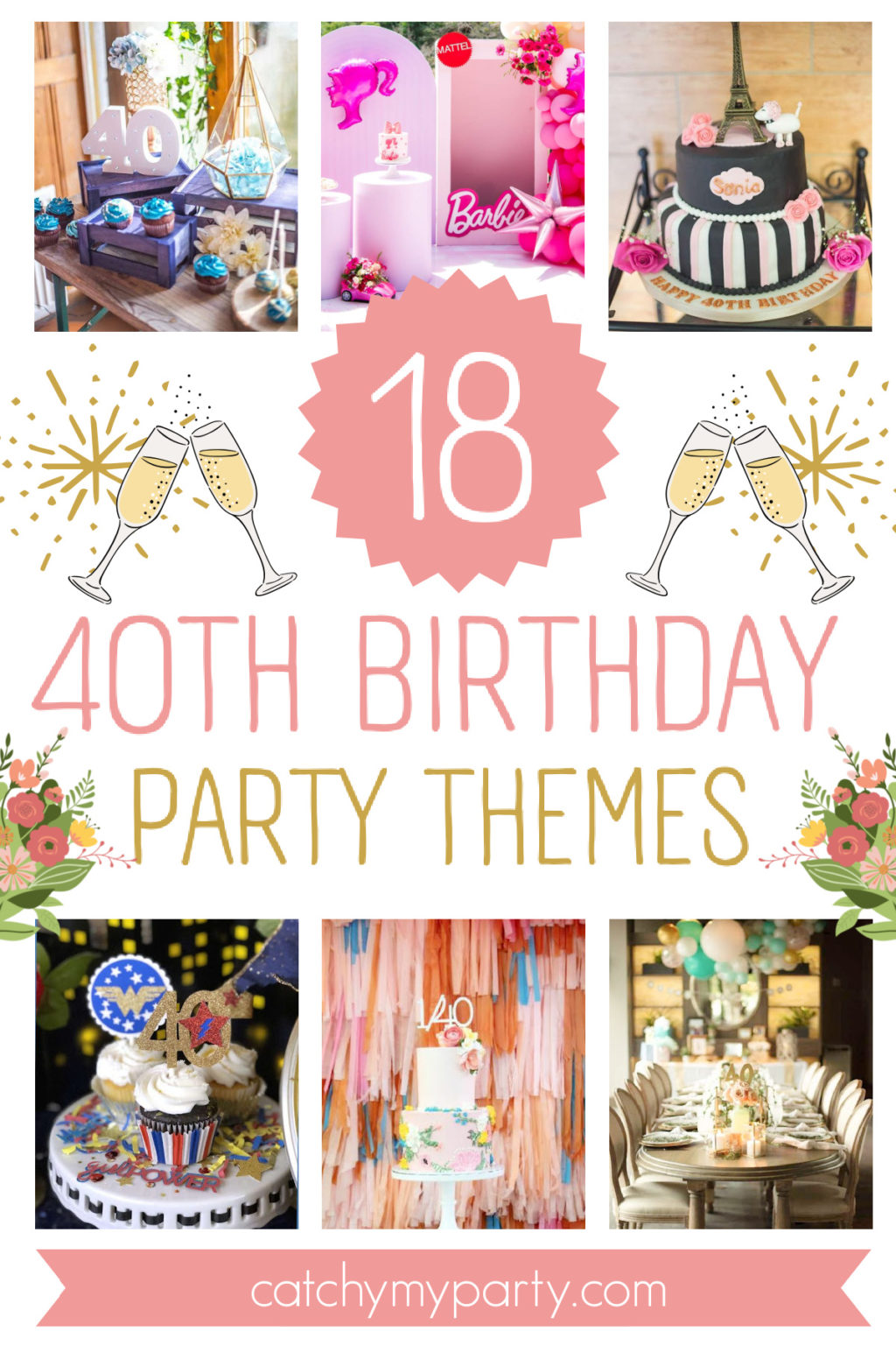 18 BEST 40th Birthday Themes for Women in 2025! | Catch My Party