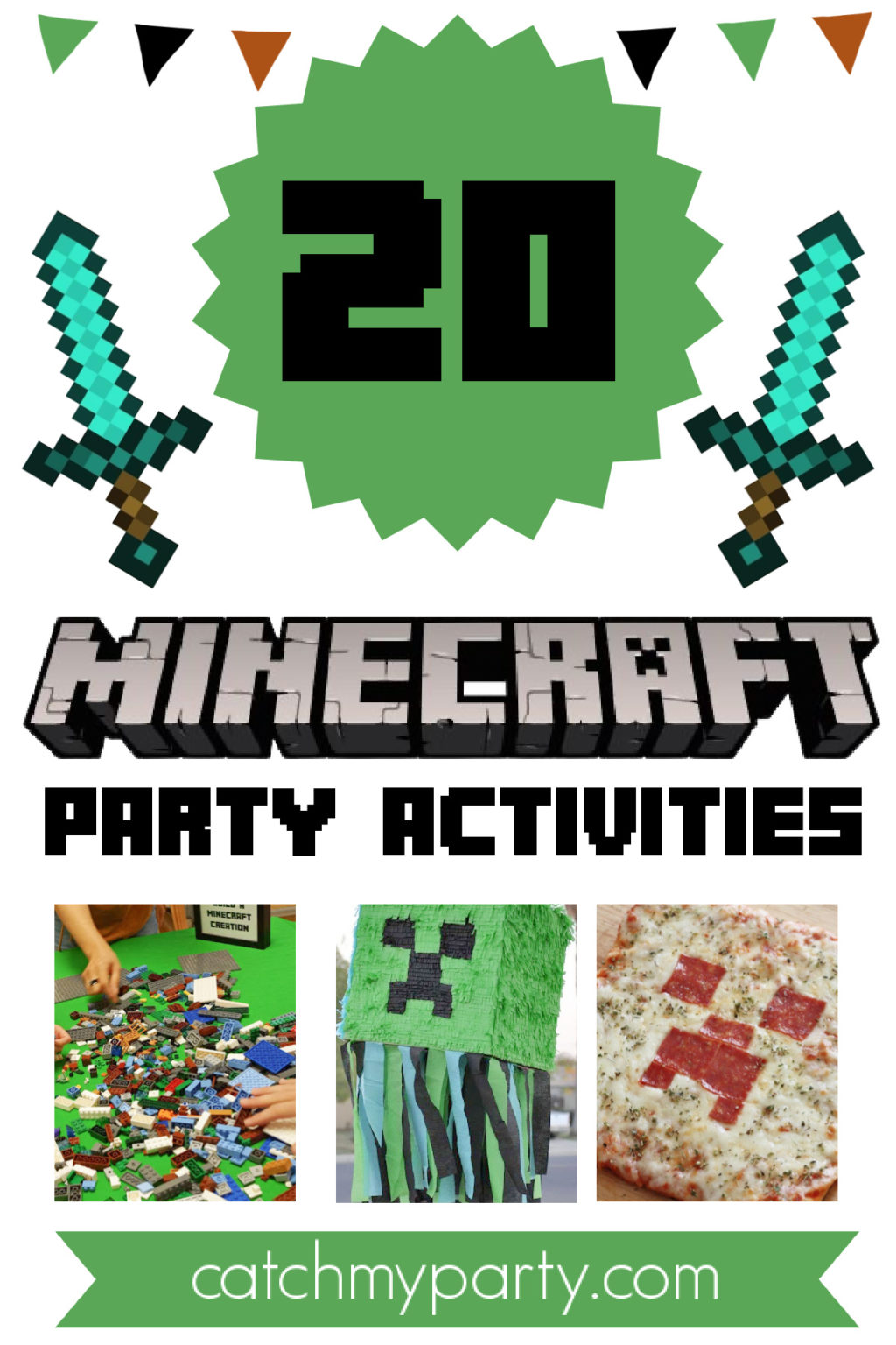 20 Awesome Minecraft Party Activities and Games! | Catch My Party