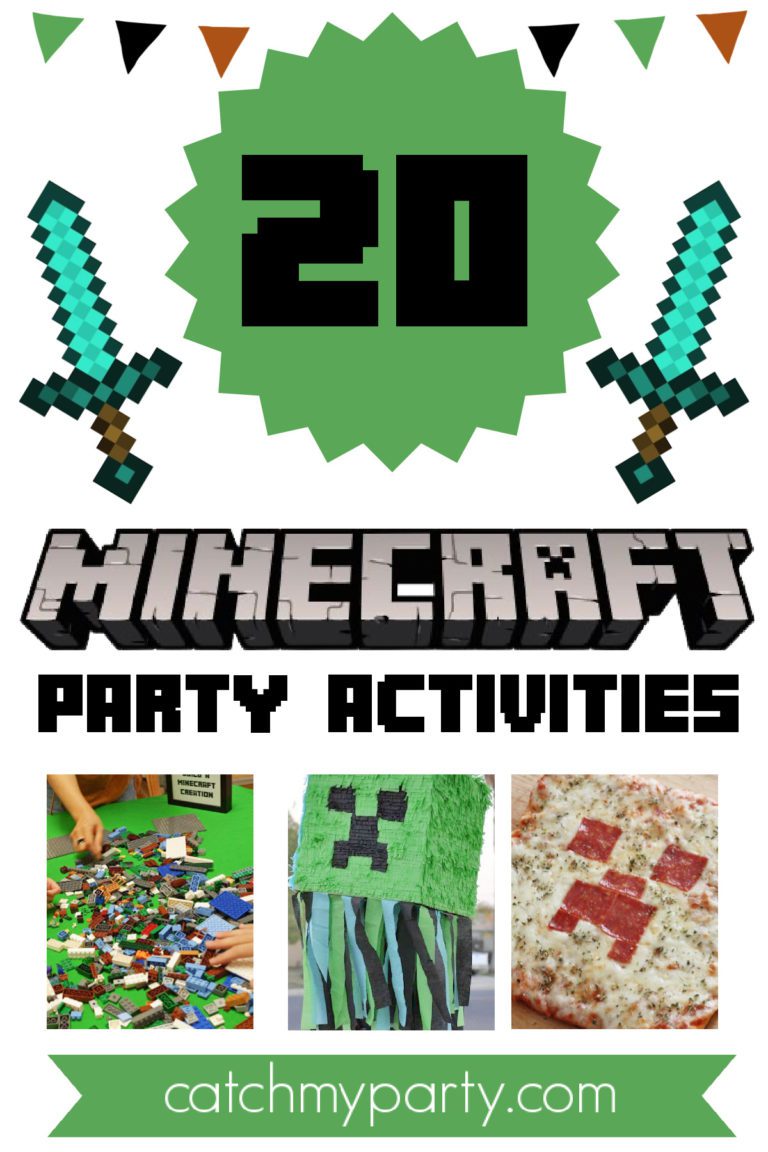 20 Awesome Minecraft Party Activities and Games! | Catch My Party