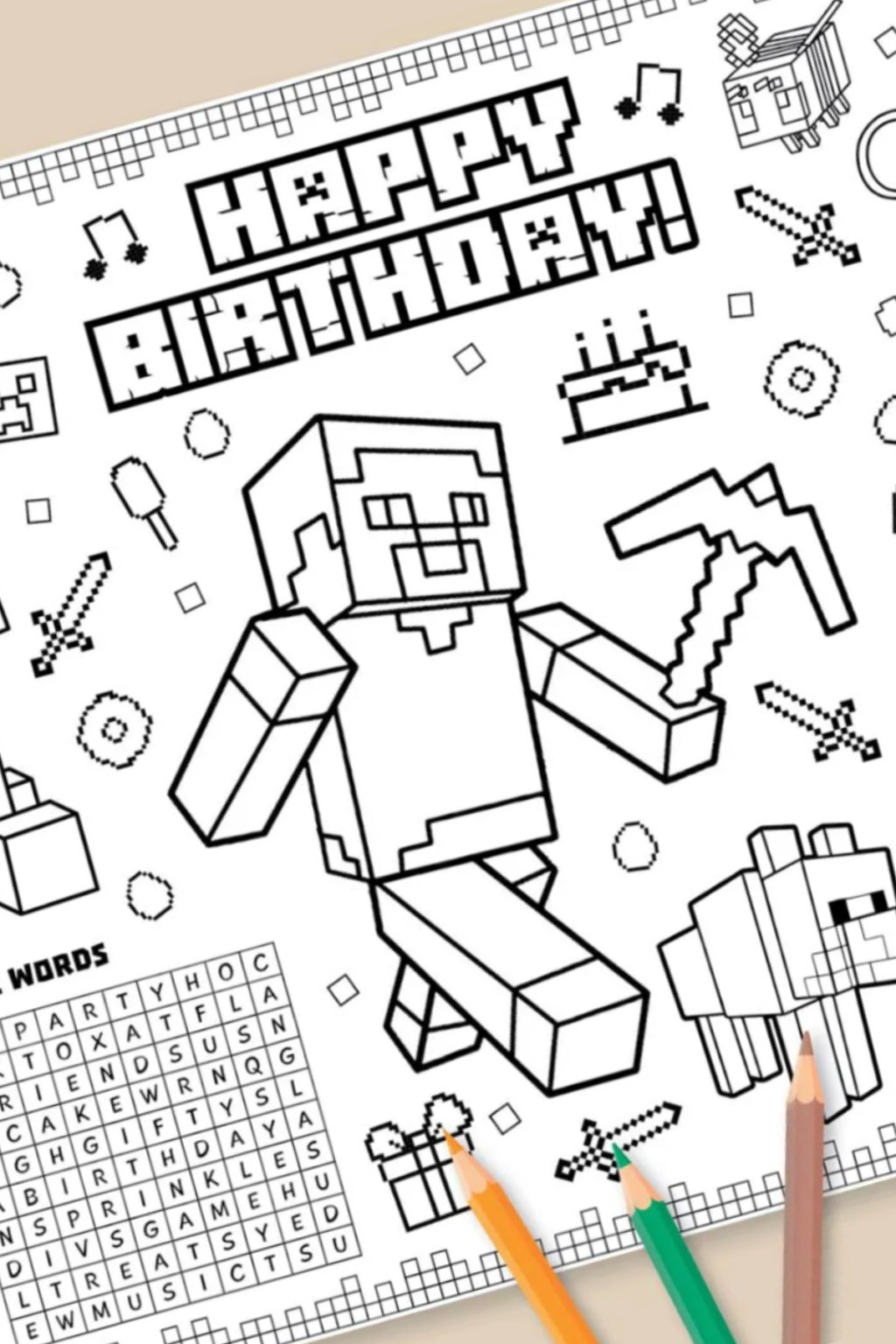 26 Awesome Minecraft Party Activities and Games! | Catch My Party
