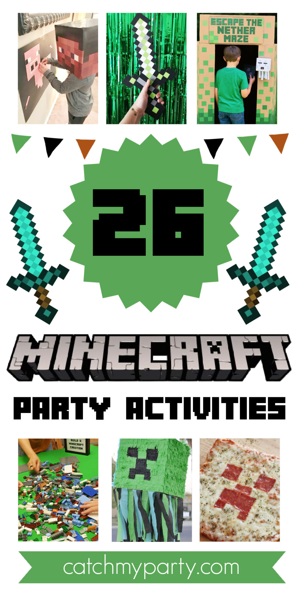 Download These Awesome FREE Minecraft Party Printables! | Catch My Party