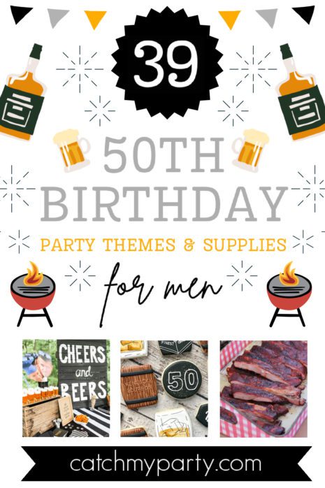 39 MOST POPULAR Men's 50th Birthday Party Ideas (2025)🍺 | Catch My Party