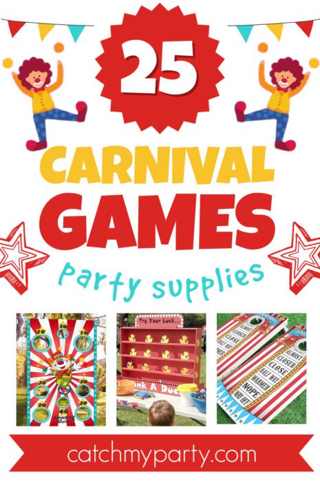 Have Fun With These 25 Carnival Games Party Supplies! | Catch My Party