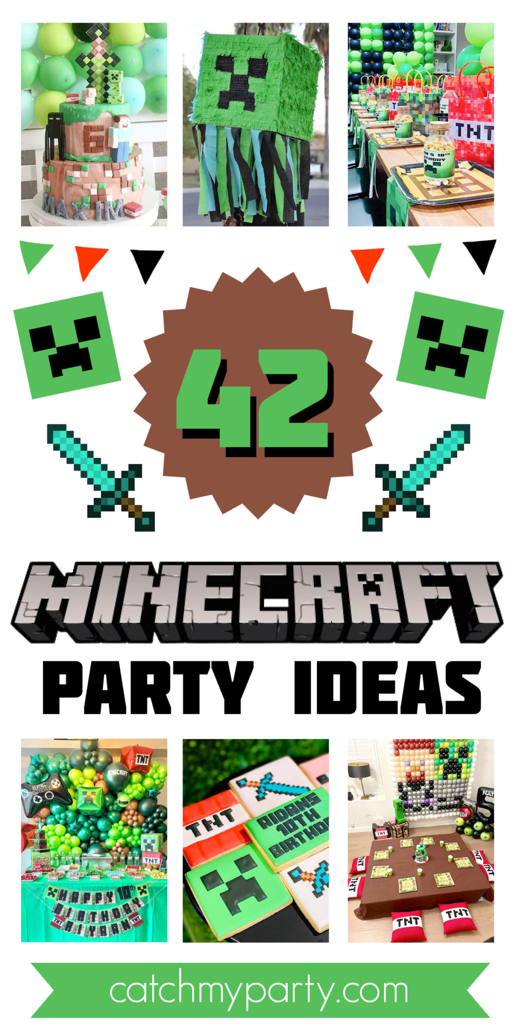 Download These Awesome FREE Minecraft Party Printables! | Catch My Party