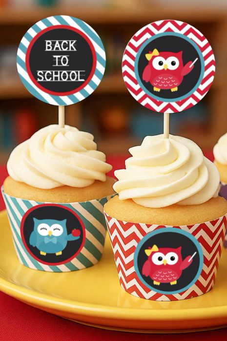 🦉 Free Owl Back-to-School Printables for Parties and Classrooms📚 ...