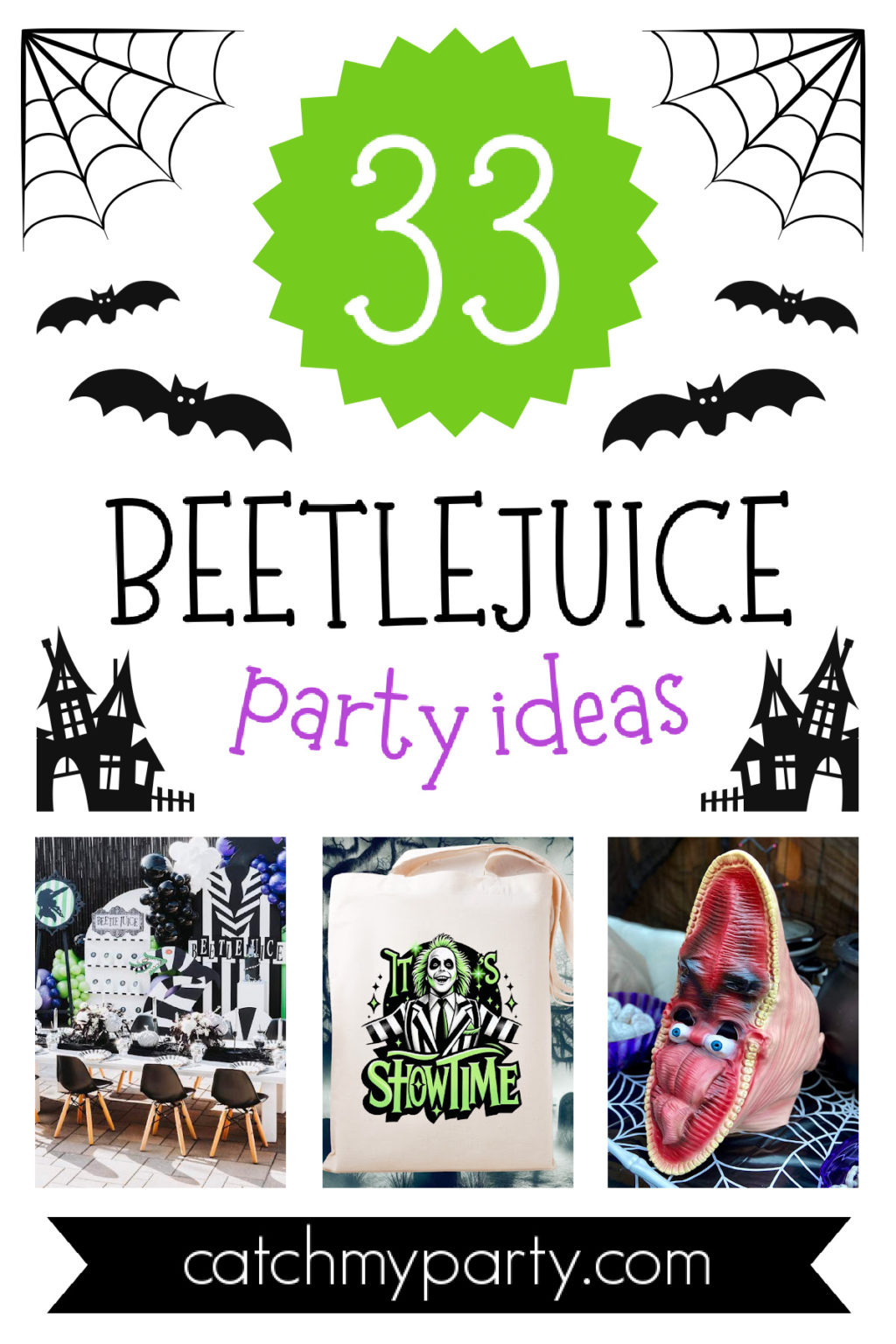 33 Beetlejuice Party Ideas That Are SO Good, It's Scary! | Catch My Party