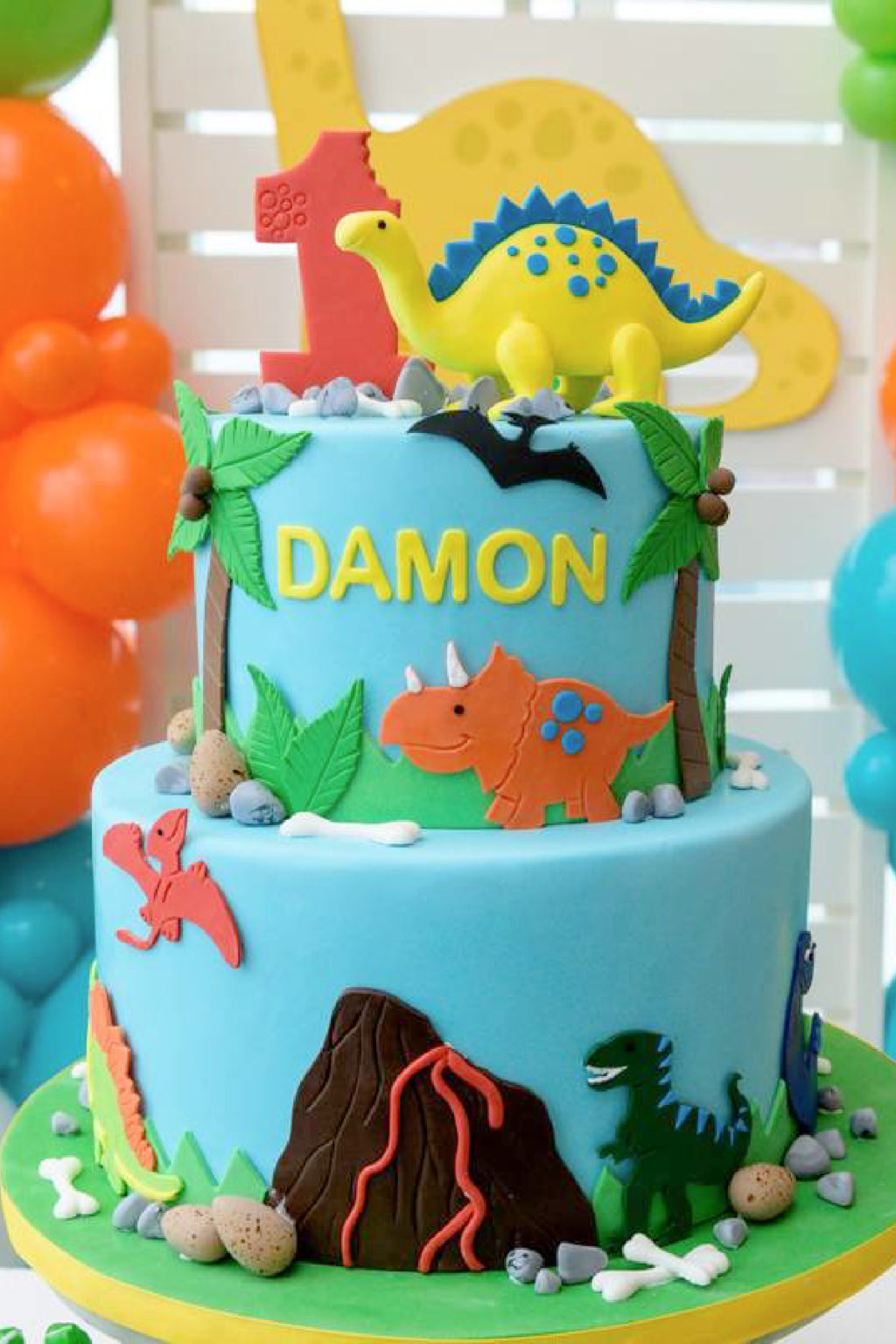 26 Fab & Easy Dinosaur Birthday Cake Ideas! | Catch My Party