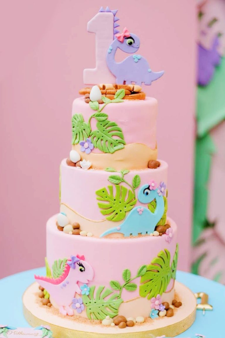 26 Fab & Easy Dinosaur Birthday Cake Ideas! | Catch My Party