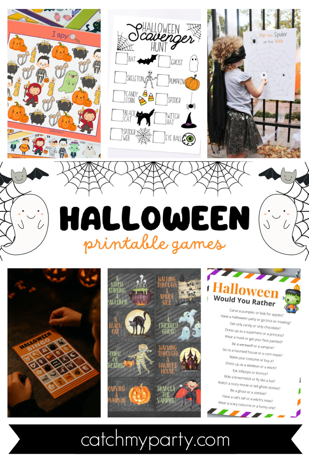 21 Fun & Free Halloween Kids Activity Printables! | Catch My Party
