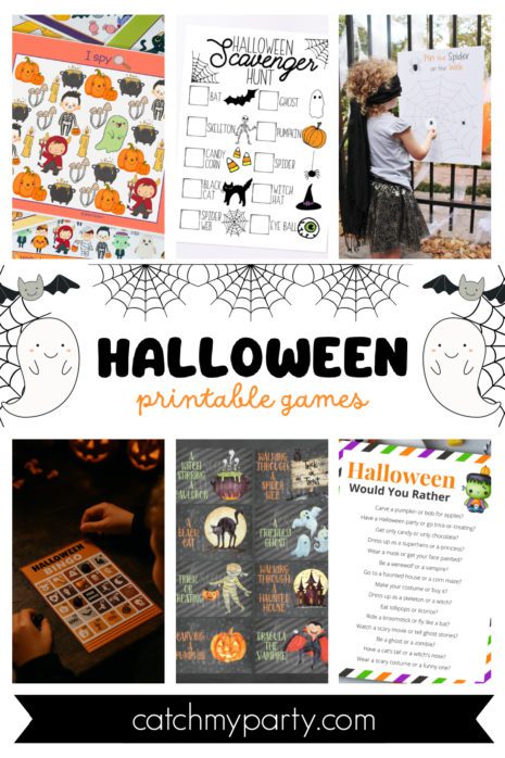 21 Fun & Free Halloween Kids Activity Printables! | Catch My Party
