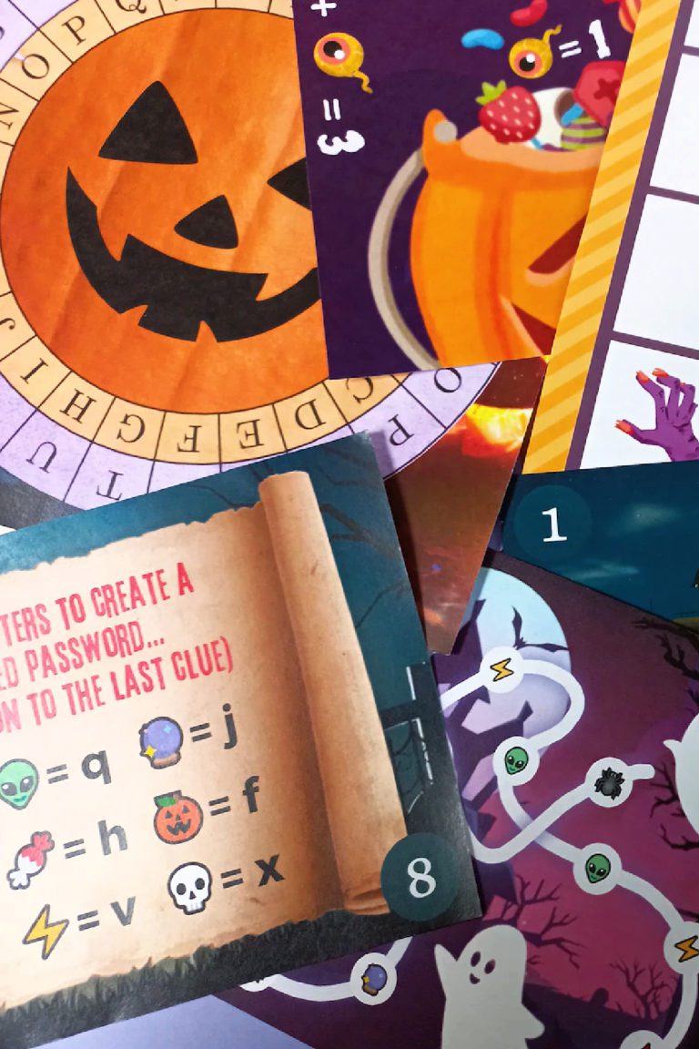 21 Fun Creepy Halloween Kids Activity Printables! | Catch My Party