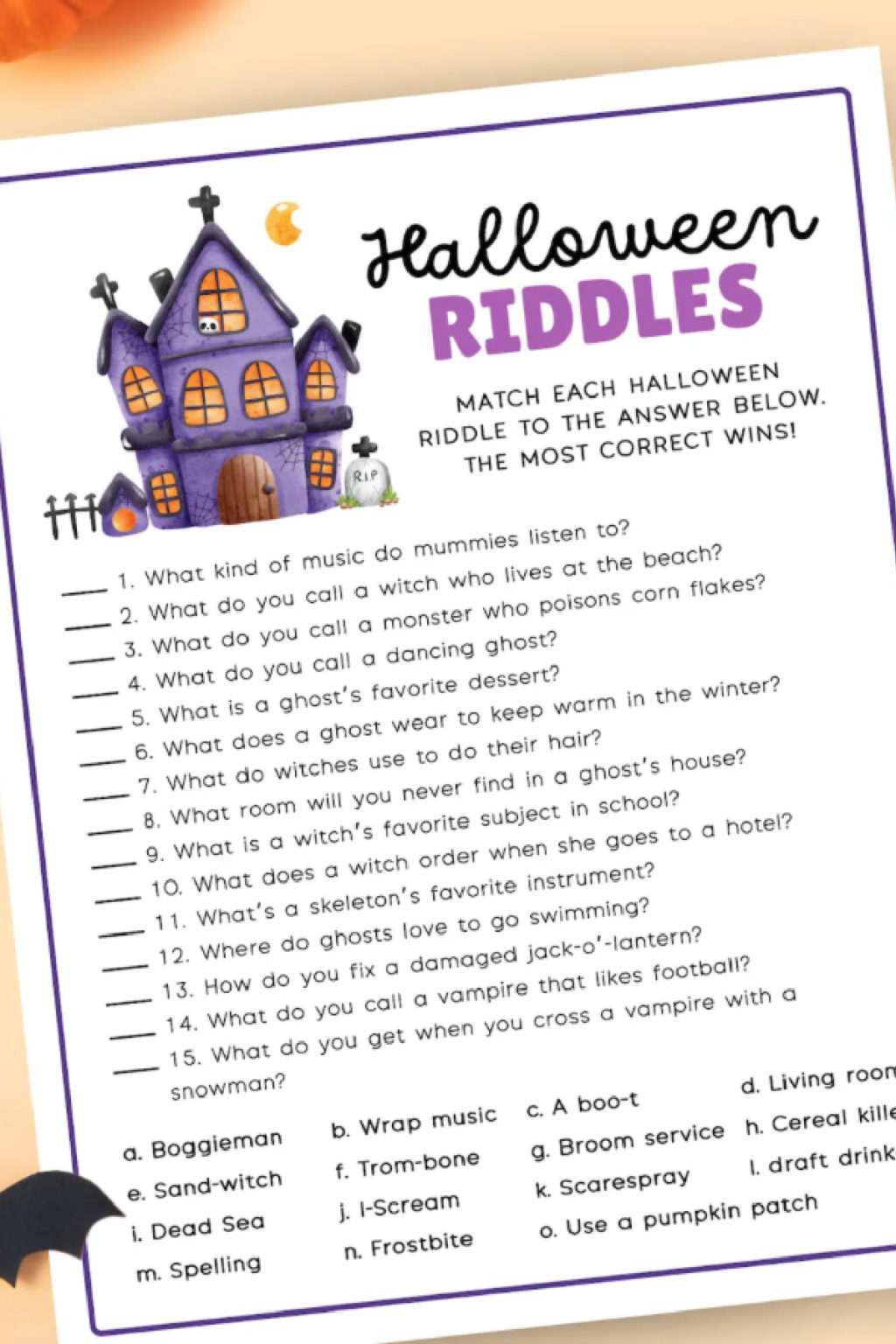 21 Fun & Free Halloween Kids Activity Printables! | Catch My Party