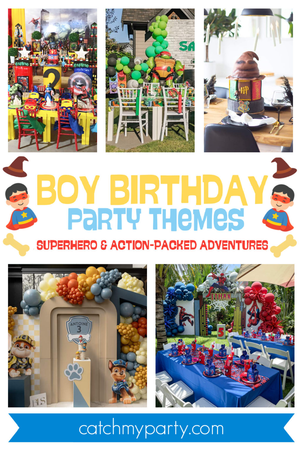 🎉 40 Best Boy Birthday Themes for 2026 (That Kids LOVE!) | Catch My Party