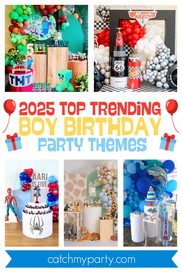 🎉 40 Best Boy Birthday Themes for 2025 (That Kids LOVE!) | Catch My Party