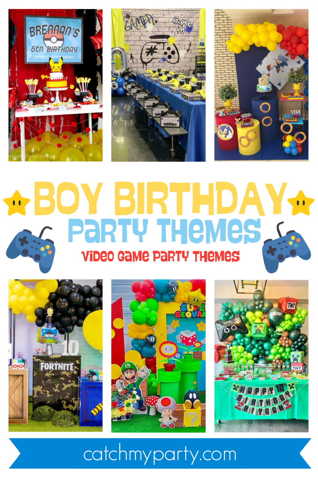 🎉 40 Best Boy Birthday Themes for 2026 (That Kids LOVE!) | Catch My Party