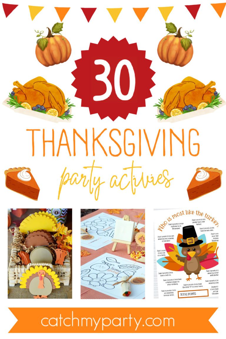 30 FANTASTIC Thanksgiving Party Activities for Kids and Adults!🙌 ...