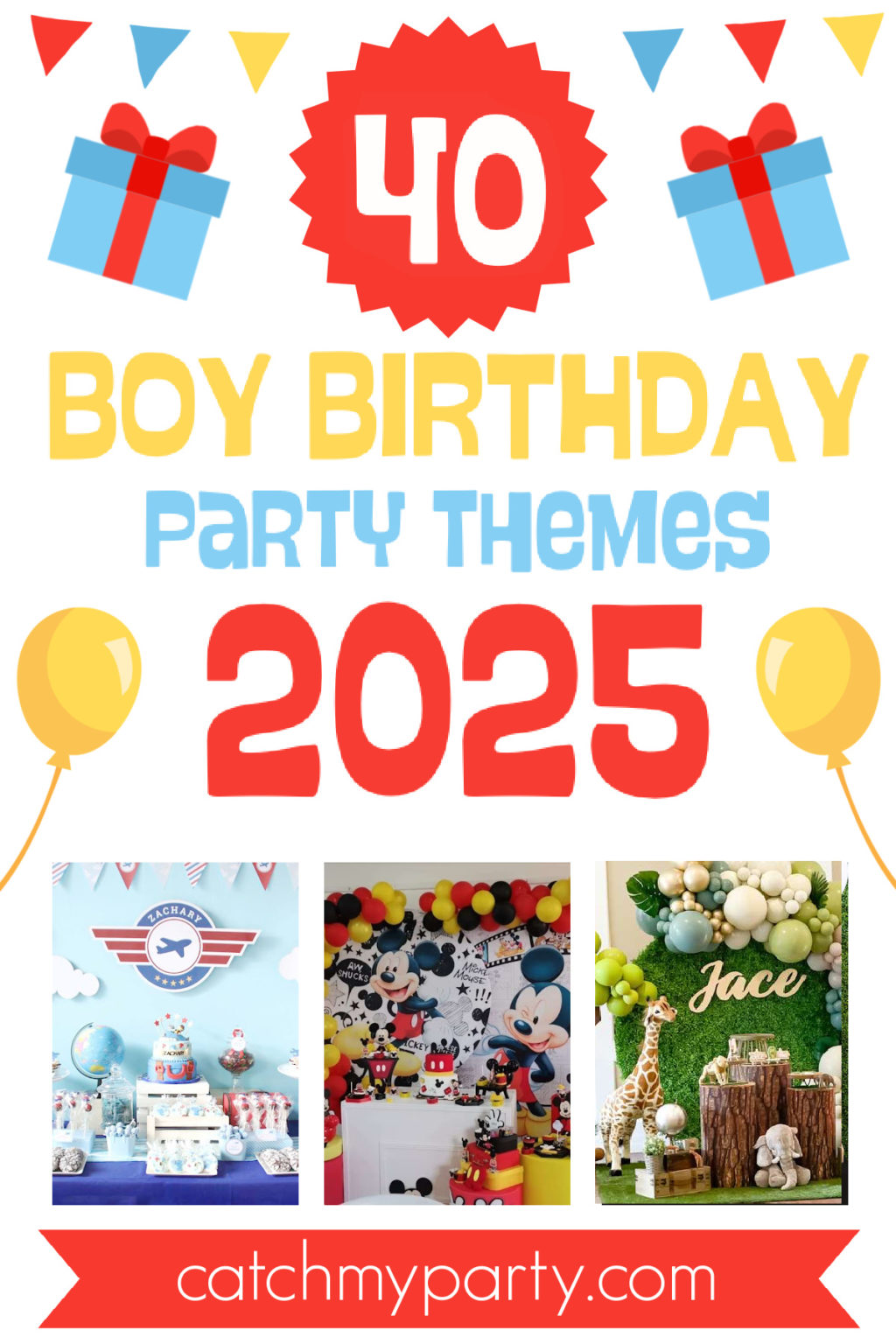 🎉 40 Best Boy Birthday Themes for 2025 (That Kids LOVE!) | Catch My Party