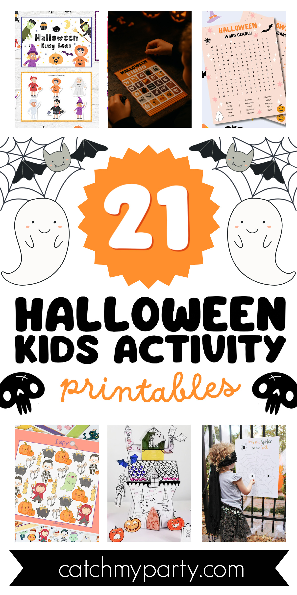 FREE Printable Halloween Bingo (10 Spooky Cards!) 🎃 | Catch My Party