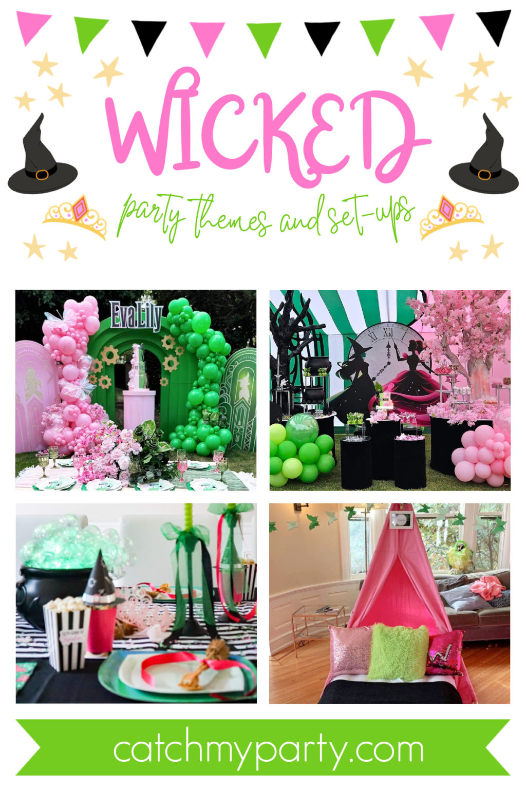 💫 Throw a Wicked Birthday Bash: 37 Magical Ideas That Defy Gravity! 💚 ...