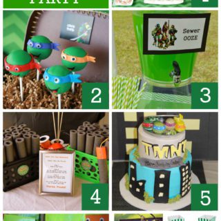 Teenage Mutant Ninja Turtles Party Ideas for a Boy Birthday | Catch My ...