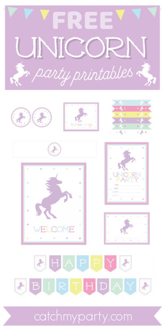 Unicorns Party Ideas for a Girl Birthday | Catch My Party