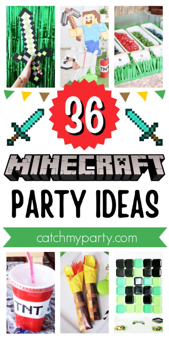Minecraft Party Ideas for a Boy Birthday | Catch My Party