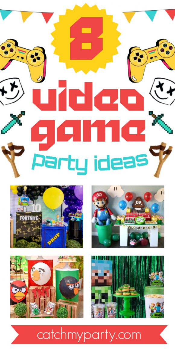Video Games Party Ideas for a Boy Birthday | Catch My Party