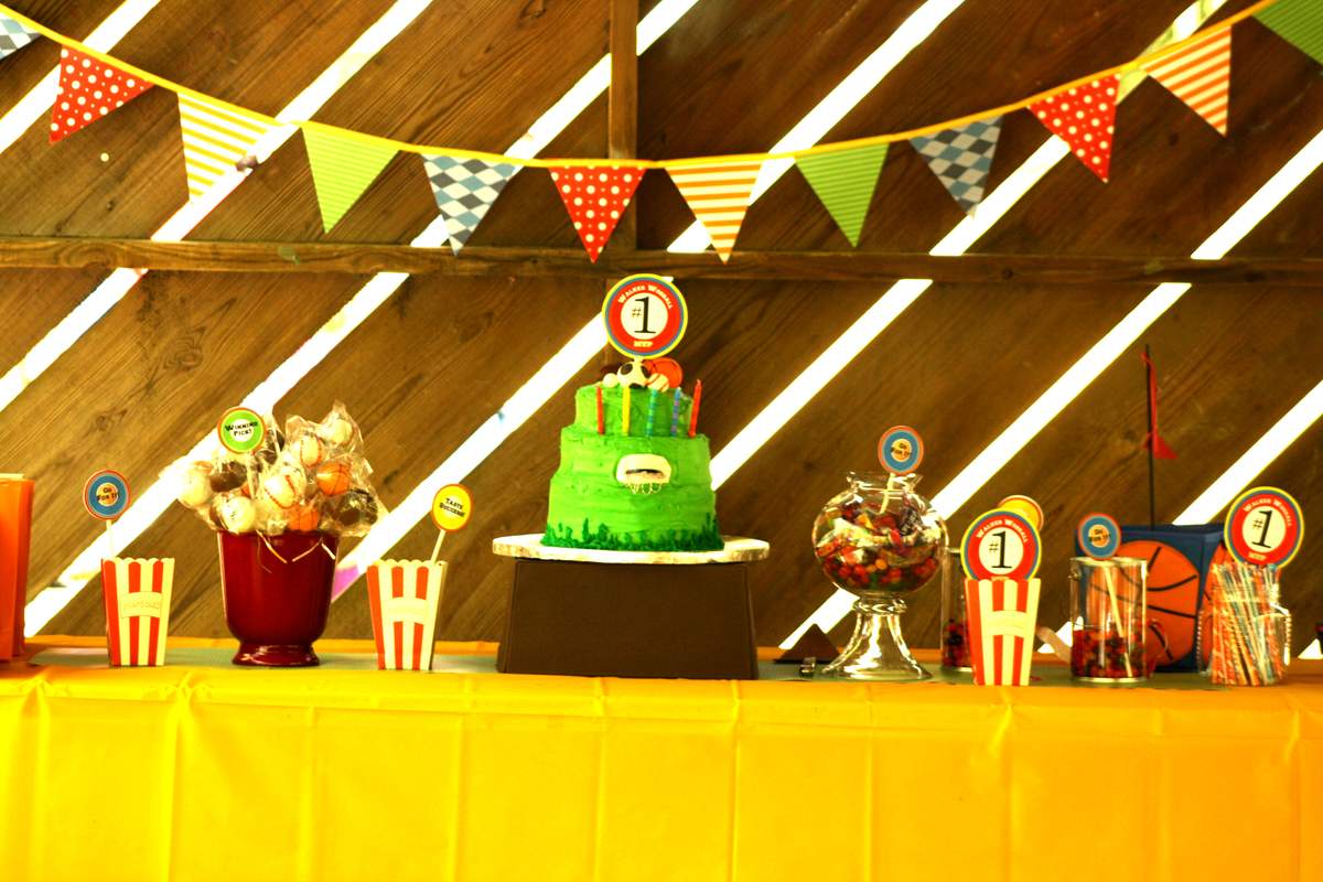 Sports Birthday Party Ideas | Photo 2 of 12 | Catch My Party