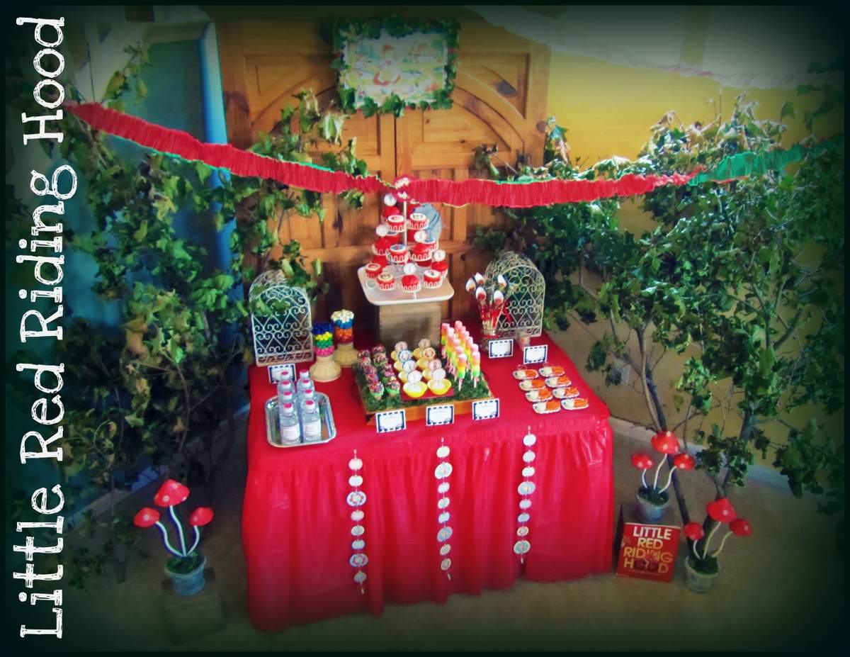 Little Red Ridding Hood Birthday Party Ideas | Photo 2 of 39 | Catch My ...