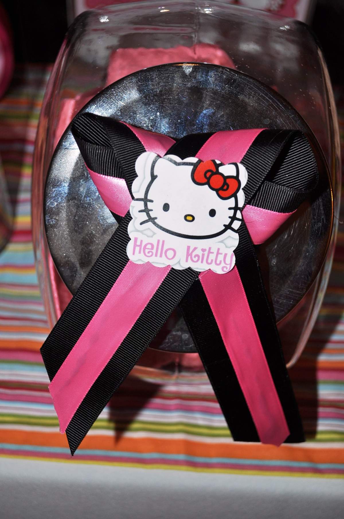 **BLINGED out HELLO KITTY** Baby Shower Party Ideas | Photo 18 of 19 ...