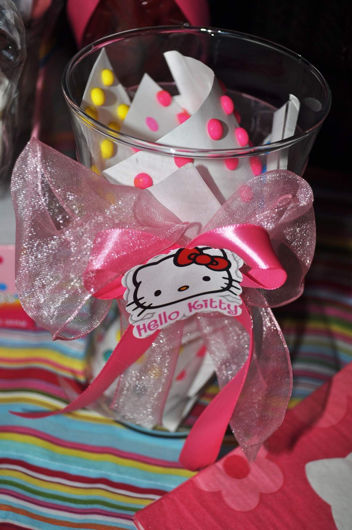 **BLINGED out HELLO KITTY** Baby Shower Party Ideas | Photo 12 of 19 ...