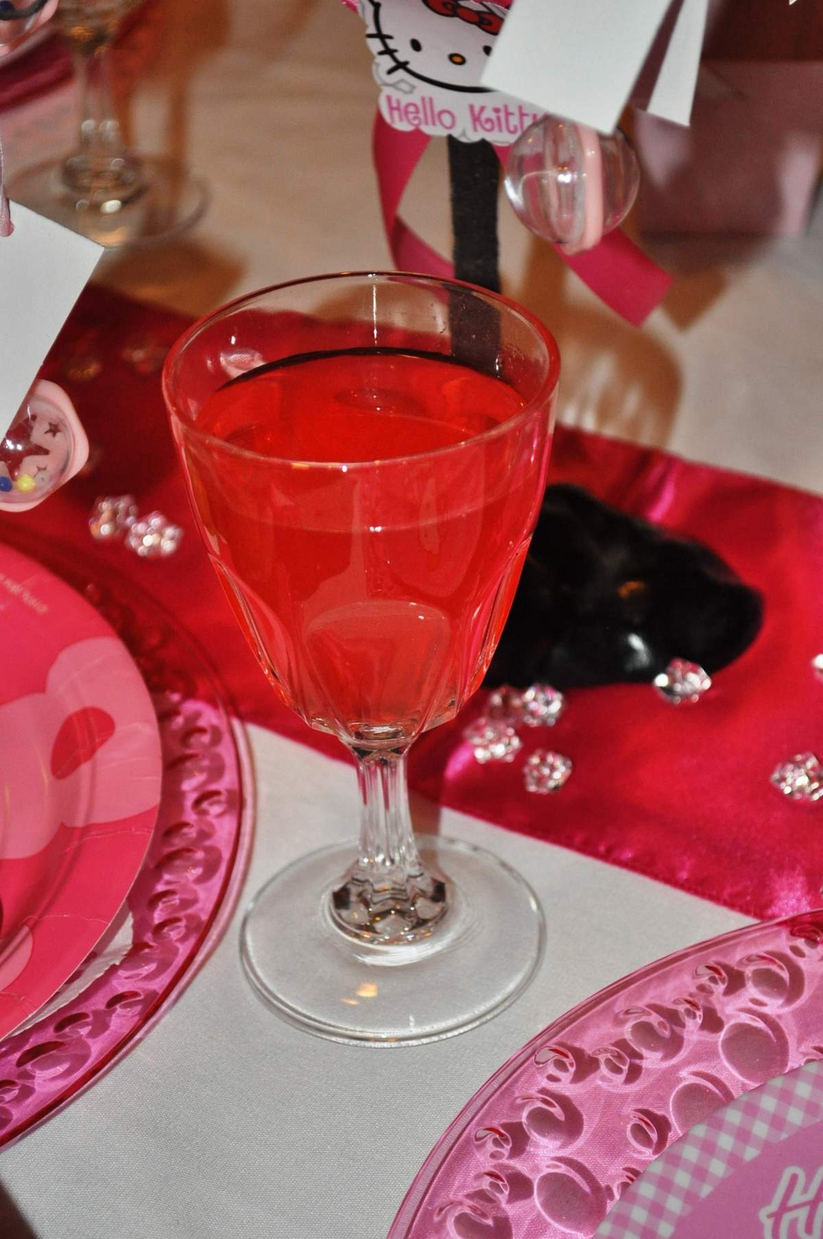 **BLINGED out HELLO KITTY** Baby Shower Party Ideas | Photo 12 of 19 ...