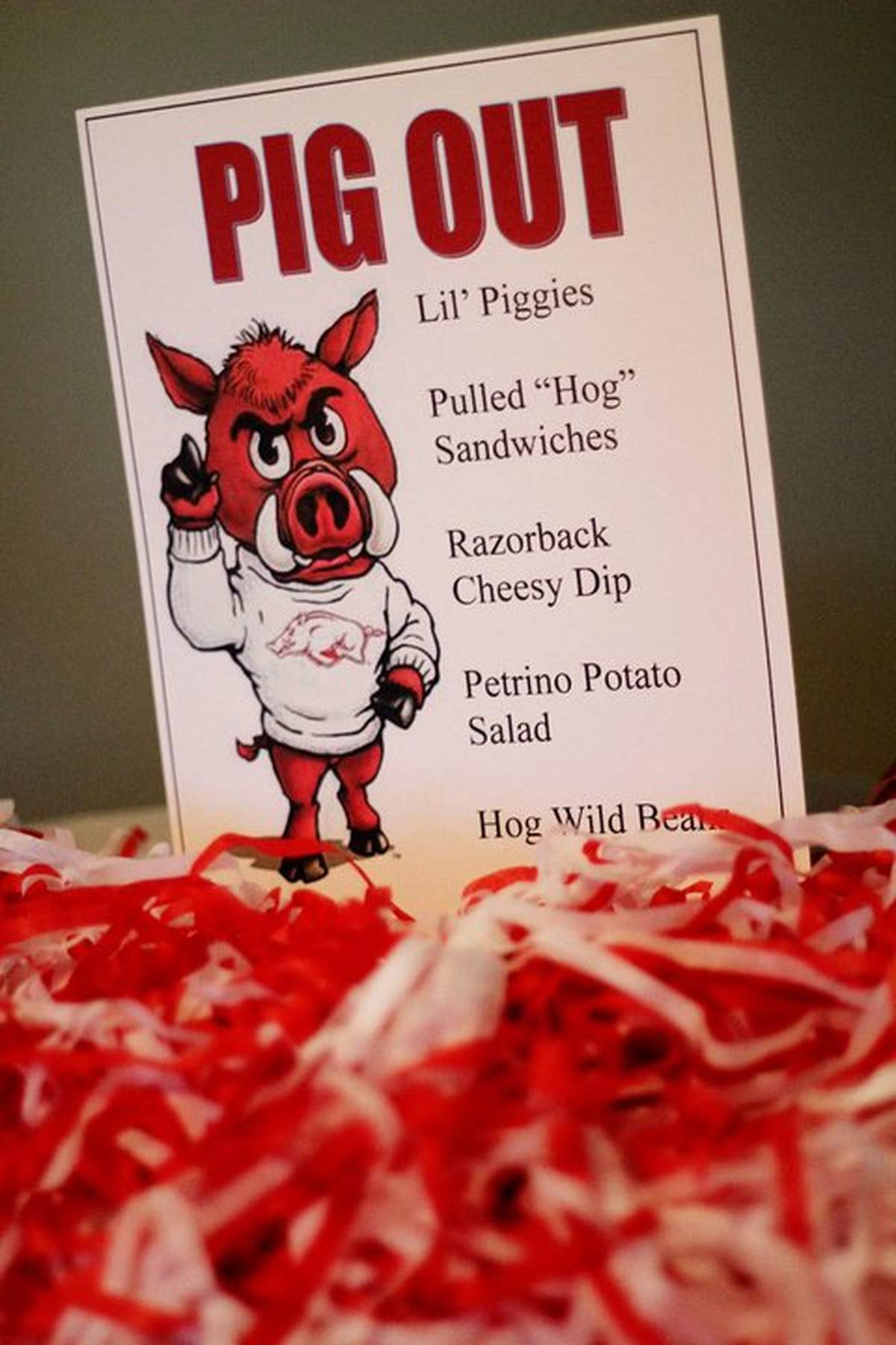 Arkansas Razorbacks Birthday Party Ideas | Photo 6 of 15 | Catch My Party