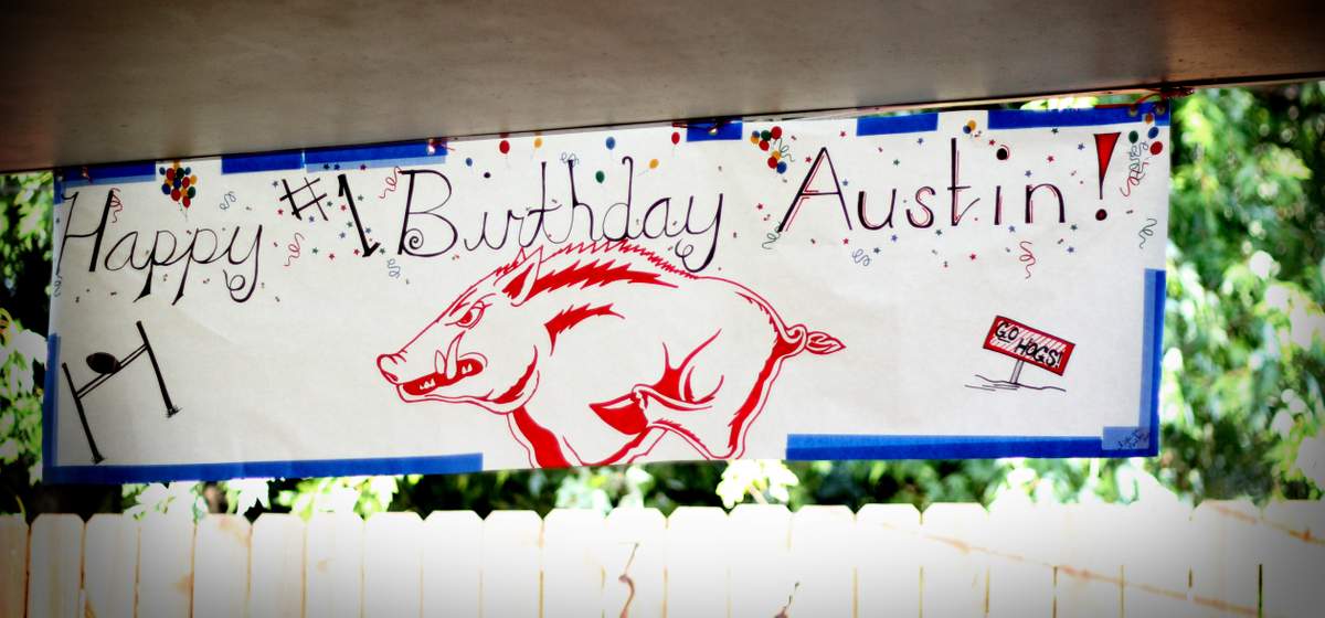 Arkansas Razorbacks Birthday Party Ideas | Photo 3 of 15 | Catch My Party